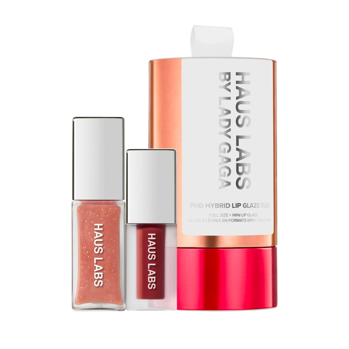 Set PHD HYBRID LIP GLAZE DUO HAUS LABS BY LADY GAGA – LUXOR COSMETICS
